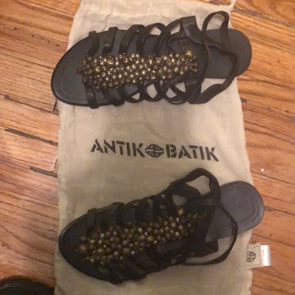 Antik Batik | Shoes | Antik Batik Sandals Soft Leather And Beading ...